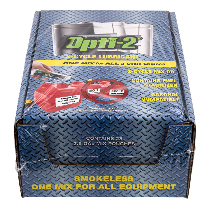 Opti-2 Two Stroke Oil 9l Mix Pouch 28 Pouch Display Box — Tom's Small ...